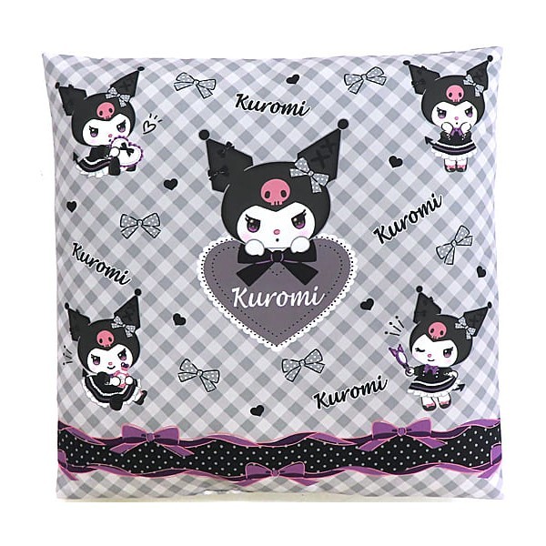 Kuromi Square Cushion (Check) - Sanrio Atari Kuji - Lolita In Black ...