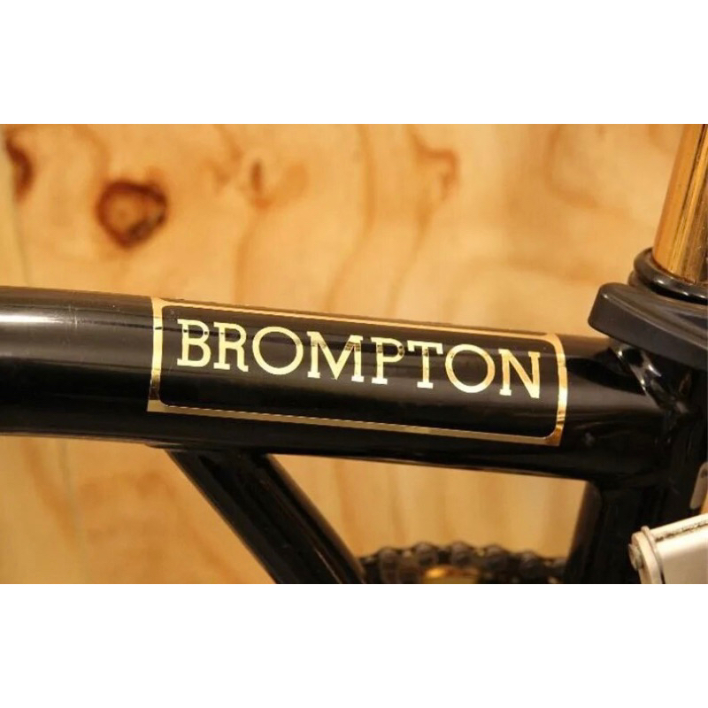 Gold Brompton Sticker 130x35mm | Shopee Singapore