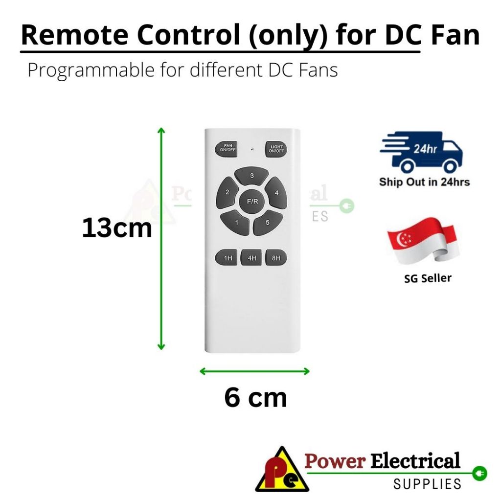 CEILING FAN REMOTE CONTROL SET AC Fan DC Fan Compatiable DC AC FAN ...
