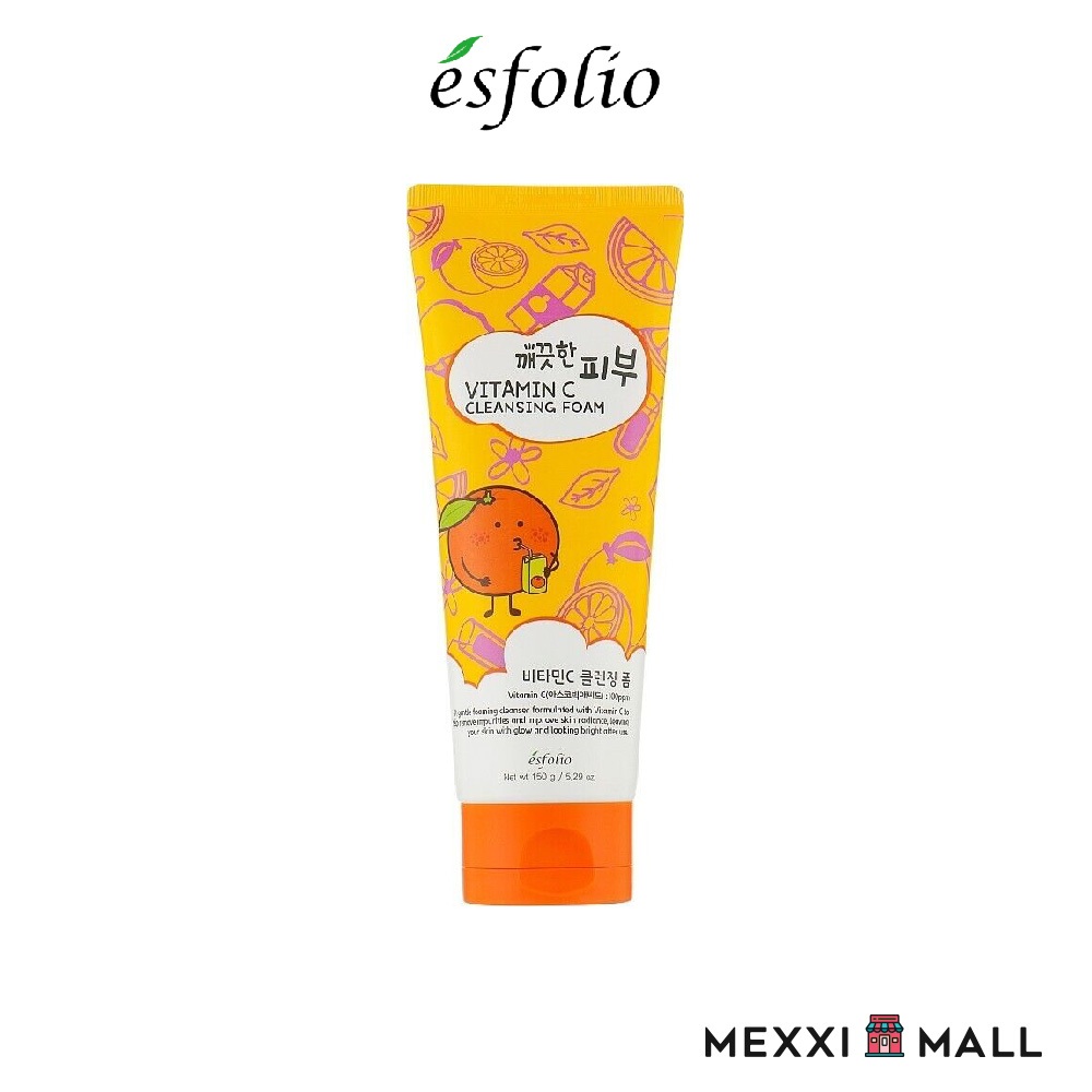 [Esfolio] Pure Skin Cleansing Foam - Vitamin C 150ml | Shopee Singapore