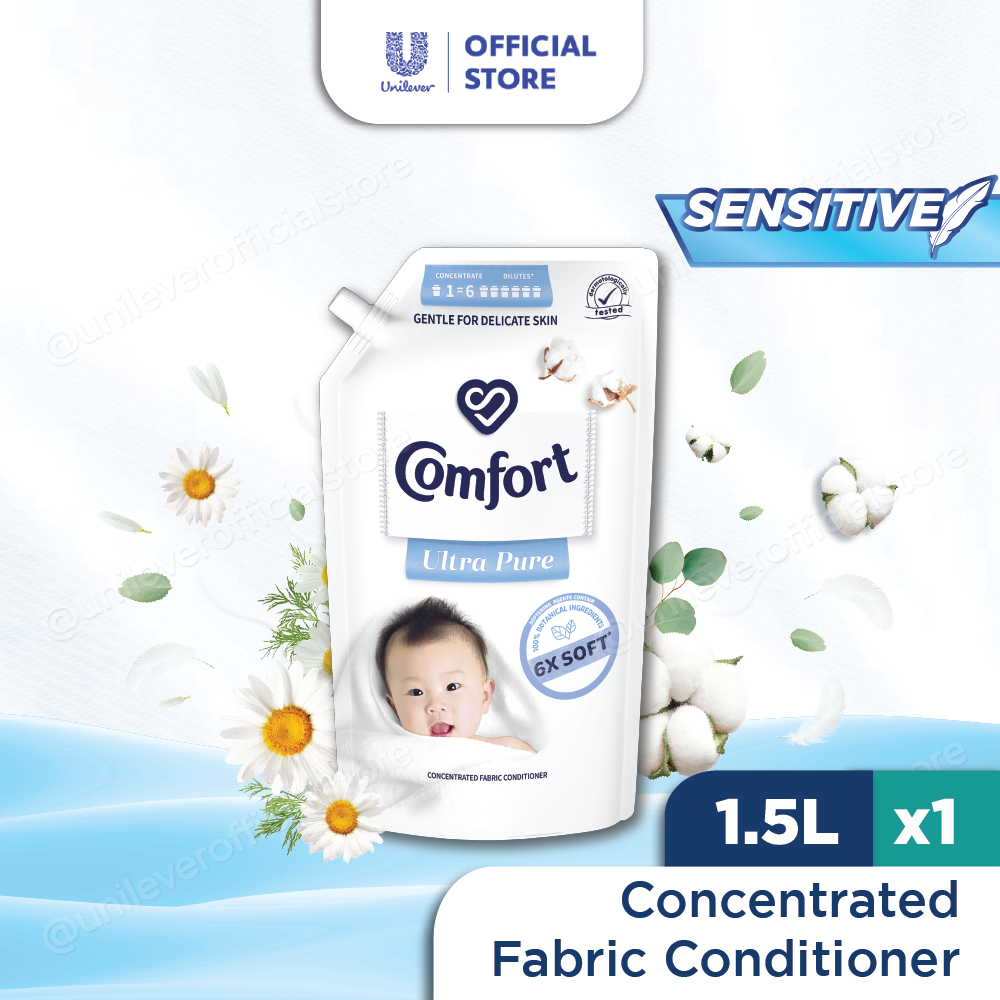 Comfort Concentrate Ultra Pure Fabric Softener [Refill 1.5L] | Shopee ...