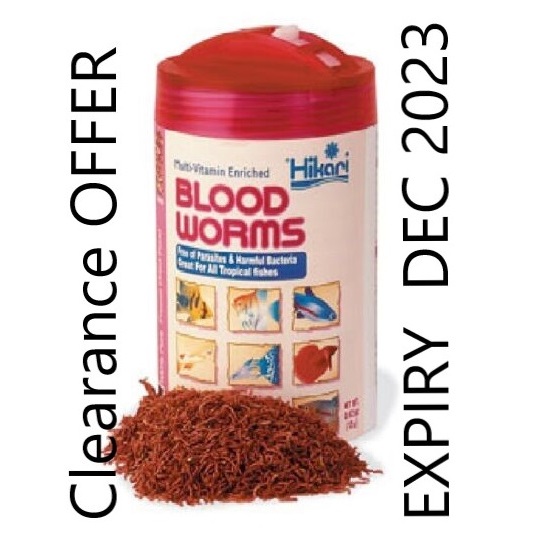 ***Expired Dec 2023***(Clearance OFFER) HIKARI Bio-pure 12g Blood Worm ...