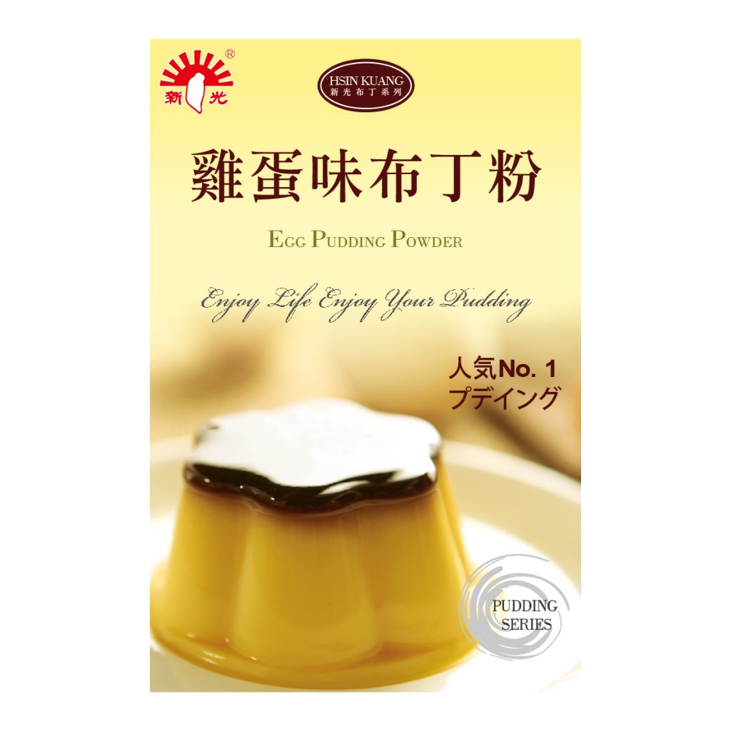 TAIWAN - Egg Flavor Pudding Powder - 新光 - 雞蛋味布丁粉100g/pack | Shopee ...