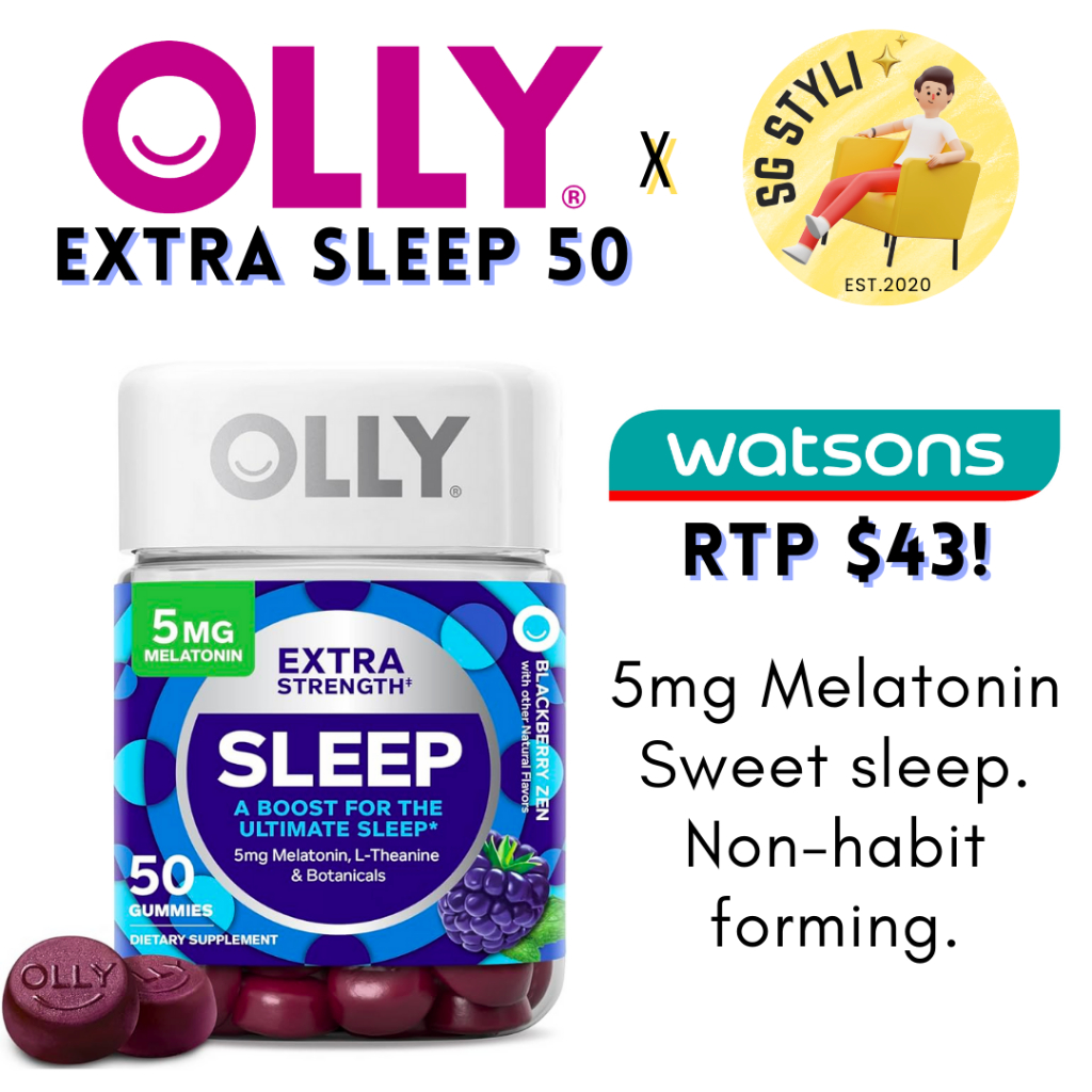 💯Olly Sleep Immunity 50/60/110 Gummy Vitamins *READY Stocks* *2-3 Days ...