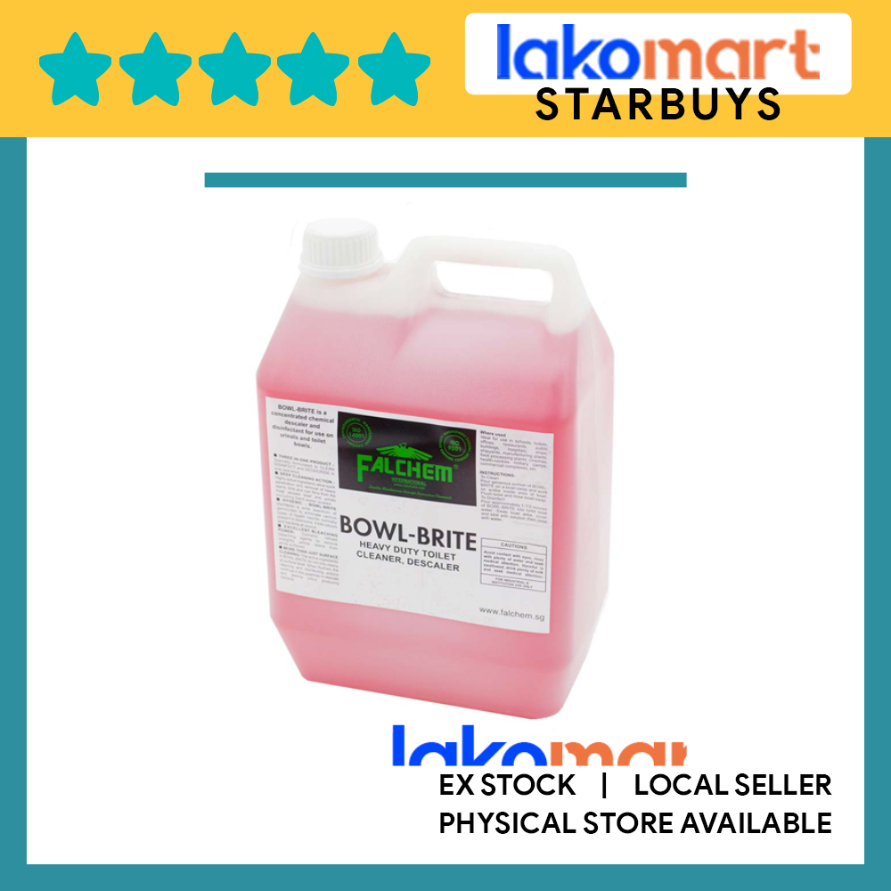 FALCHEM Bowlbrite Heavy duty Toilet Cleaner Descaler [1ltr/ 5 ltr ...