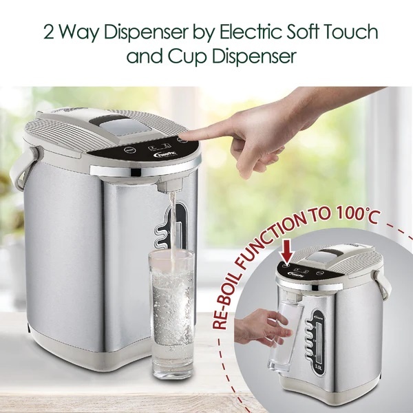 POWERPAC 3L/4L/5L Electric Airpot with 2-way Dispenser and Reboil Ramdan Color | Shopee Singapore