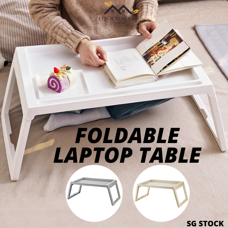 {SG} Foldable Laptop Table 68cm Foldable Lazy Table Bed Table Portable ...