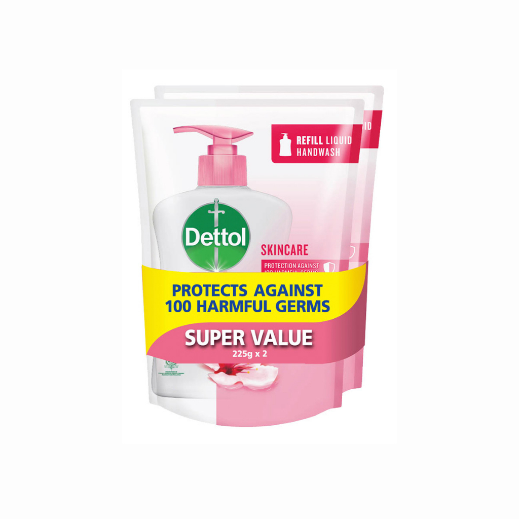 Dettol Liquid Hand Wash Skin Care Refill 225ml - Twin Packs | Shopee ...