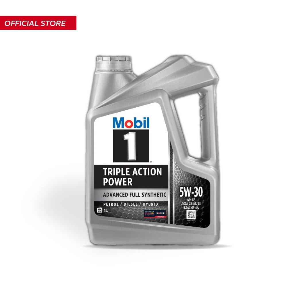 Mobil 1™ Triple Action Power 5W-30 Fully Synthetic (Premium) | Shopee ...