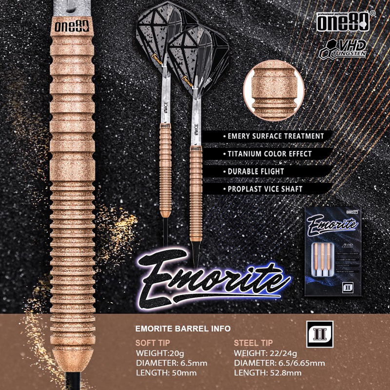 One80 Darts • Emorite II • 20g • SGDARTS | Shopee Singapore
