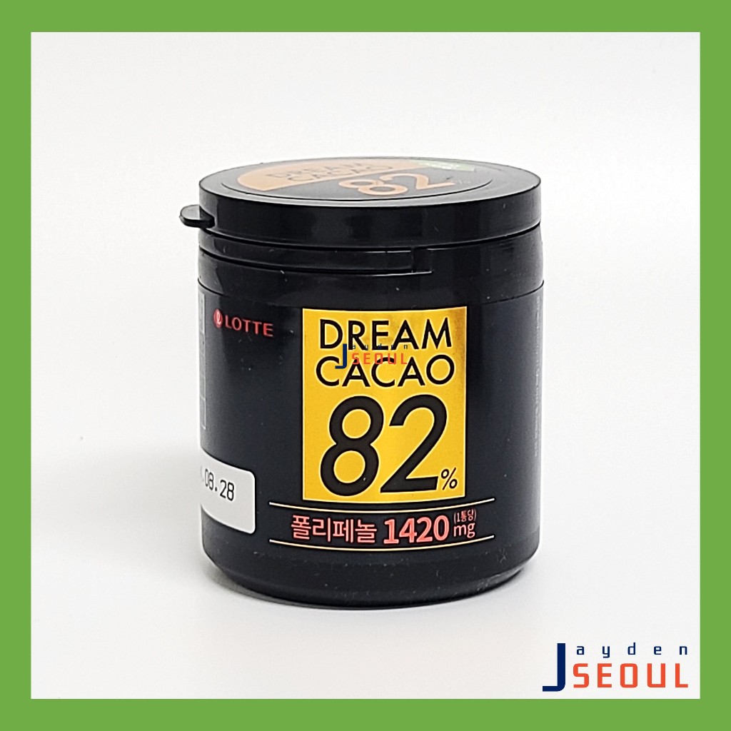 [Lotte] Dream Cacao (56% 72% 82% Polyphenol Chocolate, Dark Chocolate) | Shopee Singapore