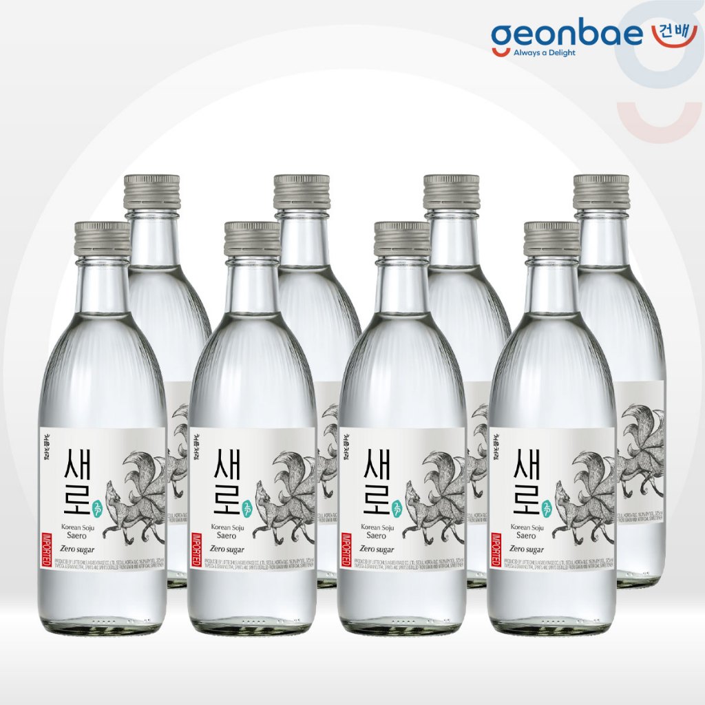 Saero Zero Sugar Soju 360ml x 8 Bottles Alc: 16% | Shopee Singapore