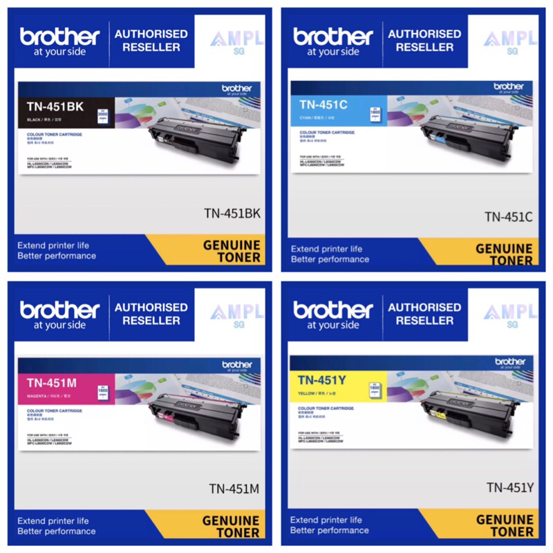 Genuine Brother toner TN-451 Toner for HL-8260CDN, HL-L8360CDW, MFC ...