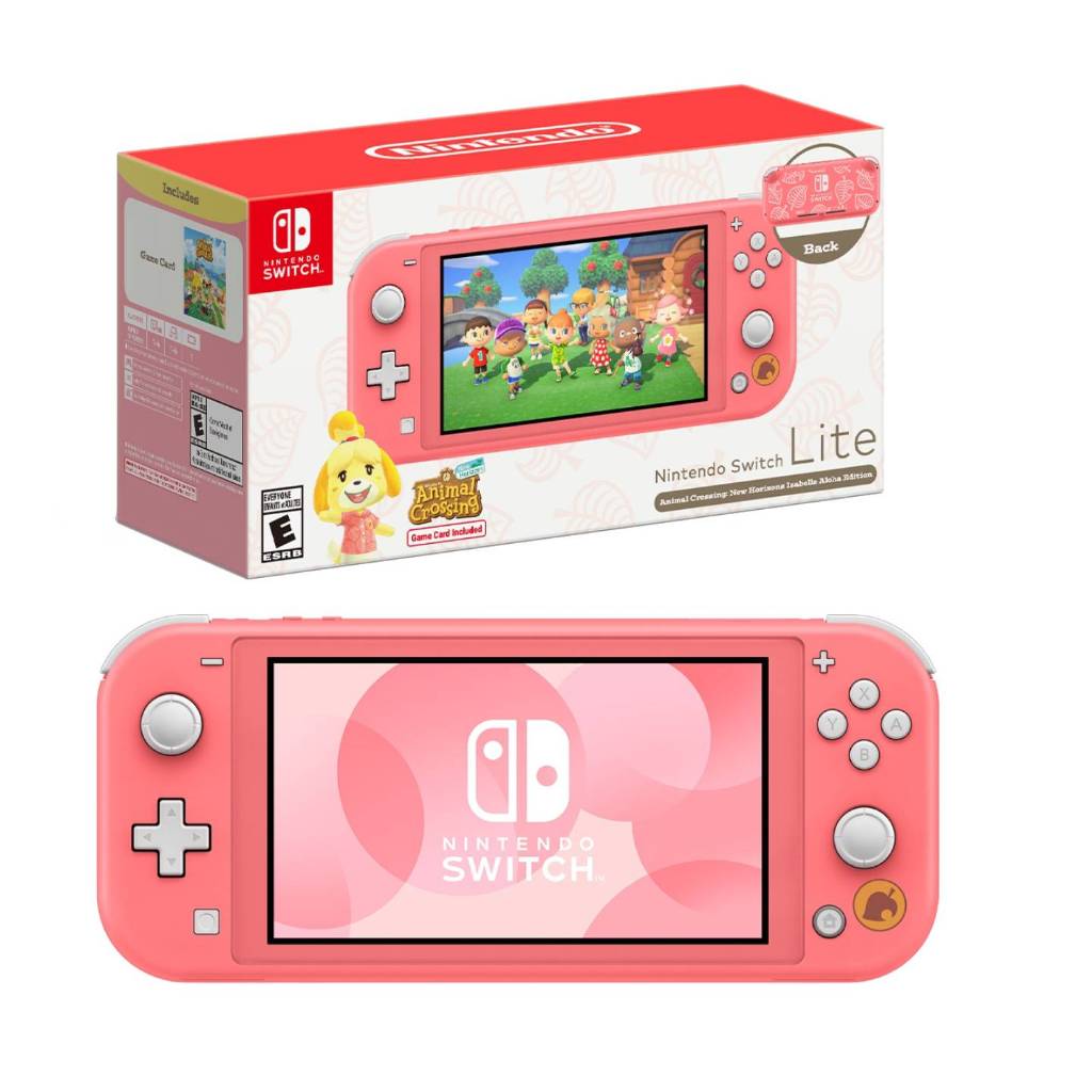 Nintendo Switch Lite Console Animal Crossing: New Horizons Isabelle ...