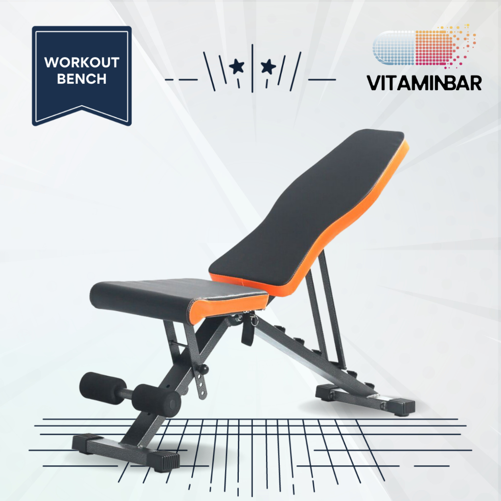 Home Gym Workout Bench - Foldable Dumbbell Bench for Full Body Training ...