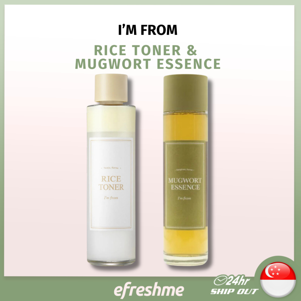 I'M FROM Rice Toner, Mugwort Essence Extract, Brightening, Soothing and ...