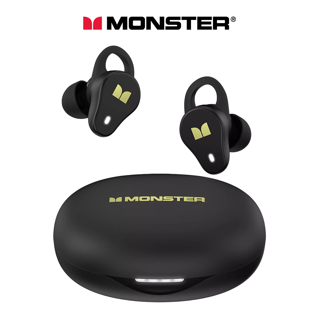 Monster TWS N-Lite 210 Wireless Bluetooth 5.4 Earbuds Stereo Headphones ...