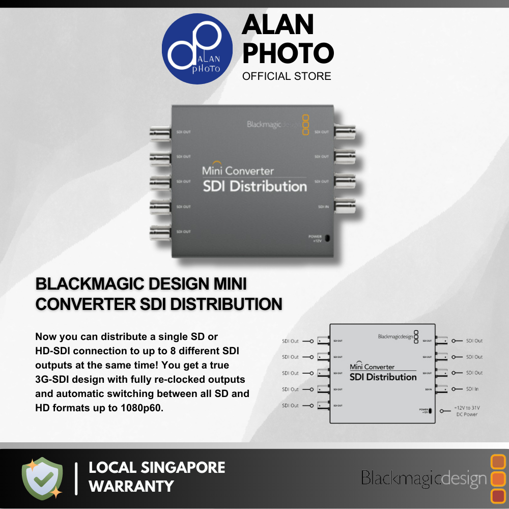 Blackmagic Design Mini Converter SDI Distribution [CONVMSDIDA ...