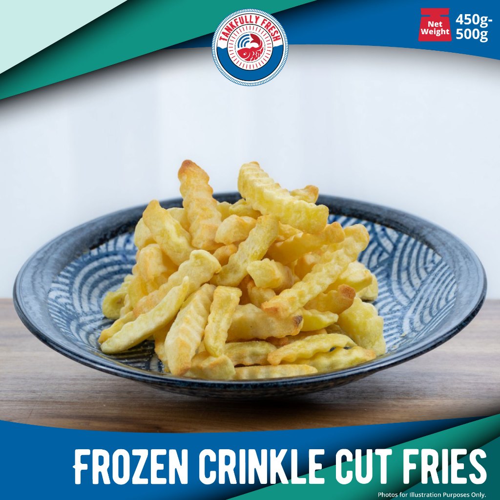 [Tankfully Fresh] NEW Frozen Crinkle Cut French Fries (1 Pack, 450g ...