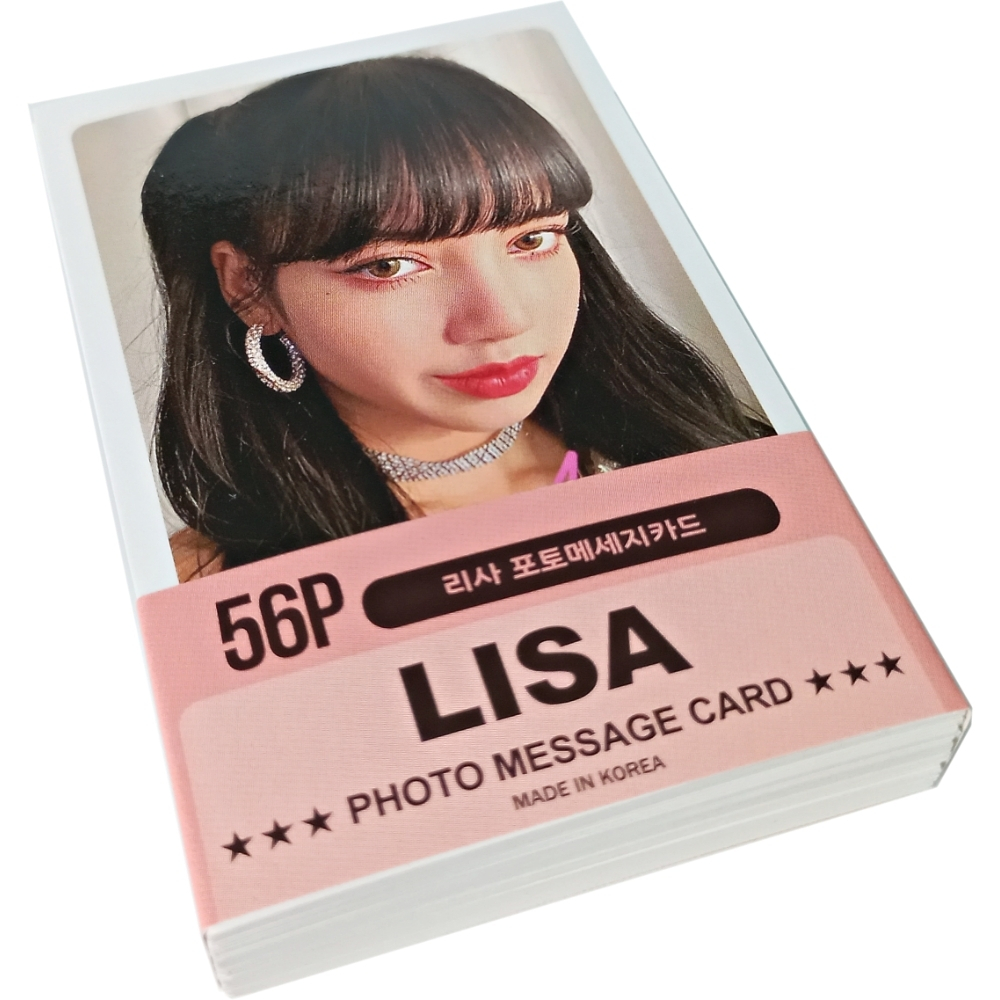 K-POP BLACKPINK(LISA) Photocard Set 56pcs | Shopee Singapore