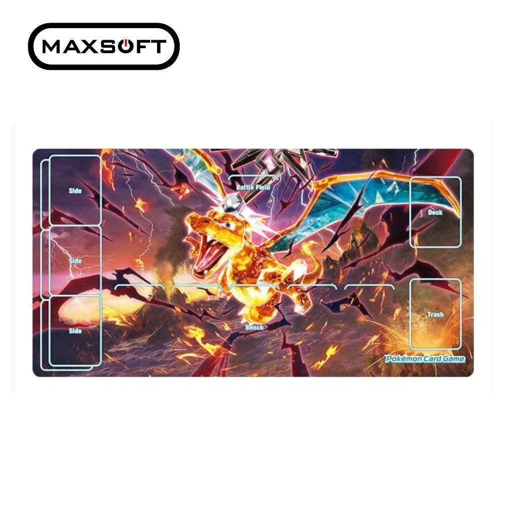 Pokemon TCG SV03 Scarlet & Violet Rubber Playmat (9346816) | Shopee ...