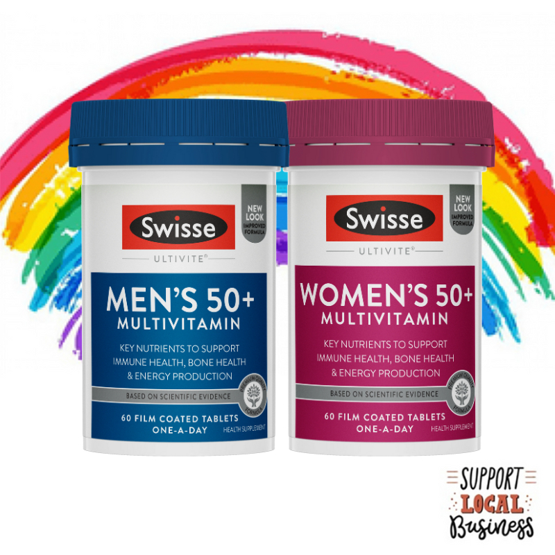 [Cheapest] Swisse Men & Women Ultivite 50+ Multivitamin 90 Tablets | Vegan Multivitamin | Swisse ...
