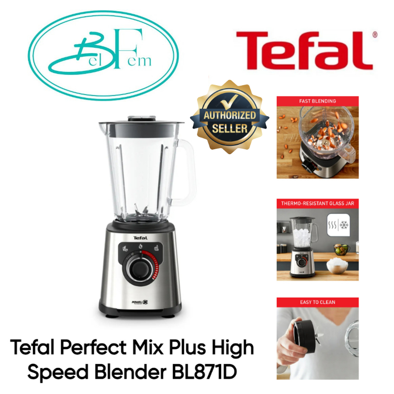 Tefal BL871D Perfect Mix + High Speed Blender 2L - 2 YEARS WARRANTY | Shopee Singapore