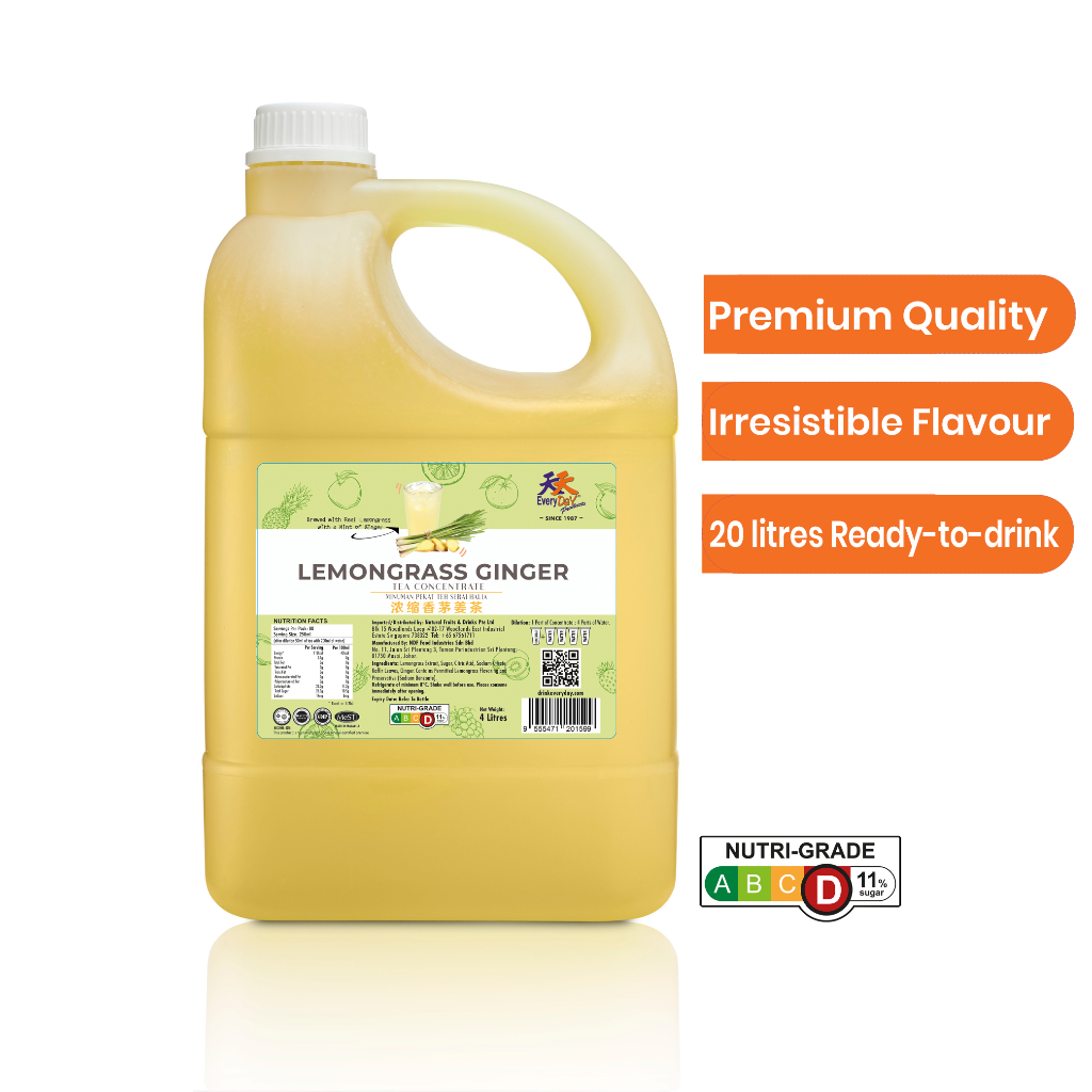 EveryDay Lemongrass Ginger Tea Concentrate 浓缩香茅姜茶 | Shopee Singapore