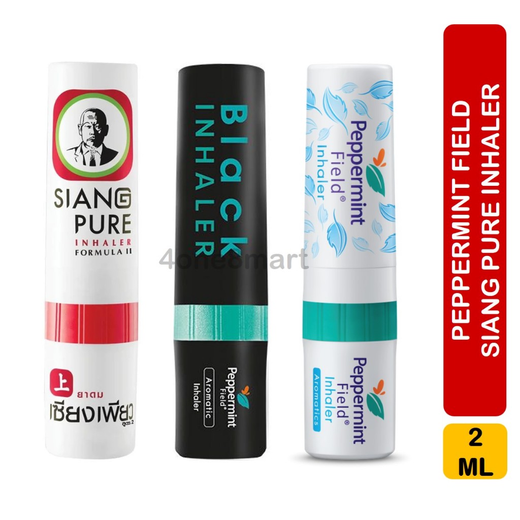 Peppermint Field Black Inhaler Siang Pure Inhaler Essence inhaler 2-in ...