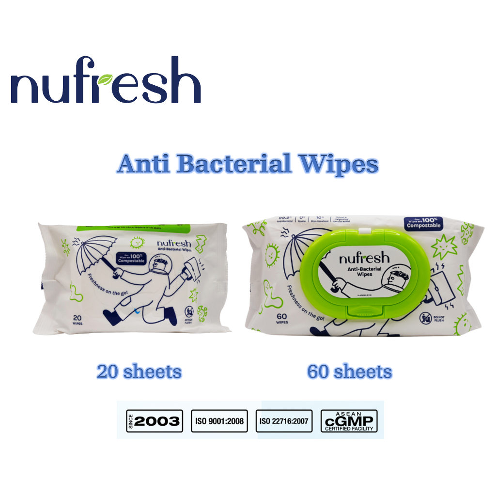 AntiBacterial Wipes 🍀 Alcohol- Free🍀 pH Balanced 🍀 MIX & MATCH 20/ 60 ...