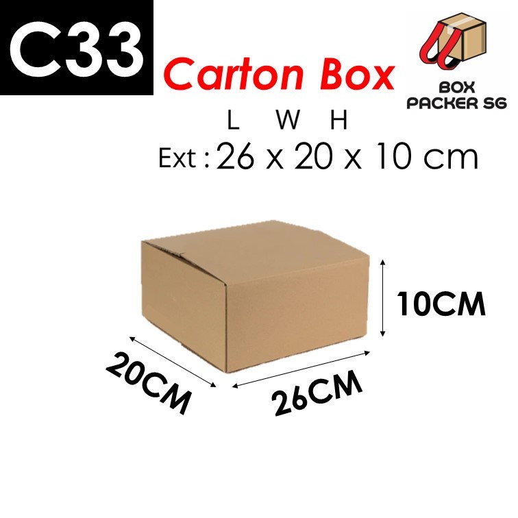 Carton Box Ultra-Durable | Packing Box : Small, Medium & Large (10cm ...
