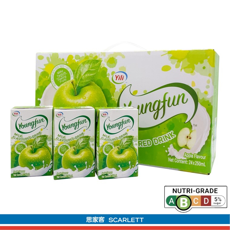 Yili Youngfun Milk Flavoured Drink (CTN) 伊利优酸乳 (盒) 24 x 250ml | Shopee ...