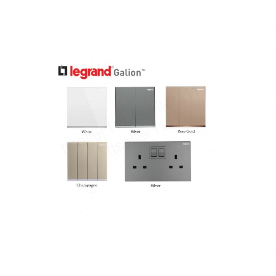 Legrand Galion Switch Socket White Designer Light Switch TML | Shopee ...