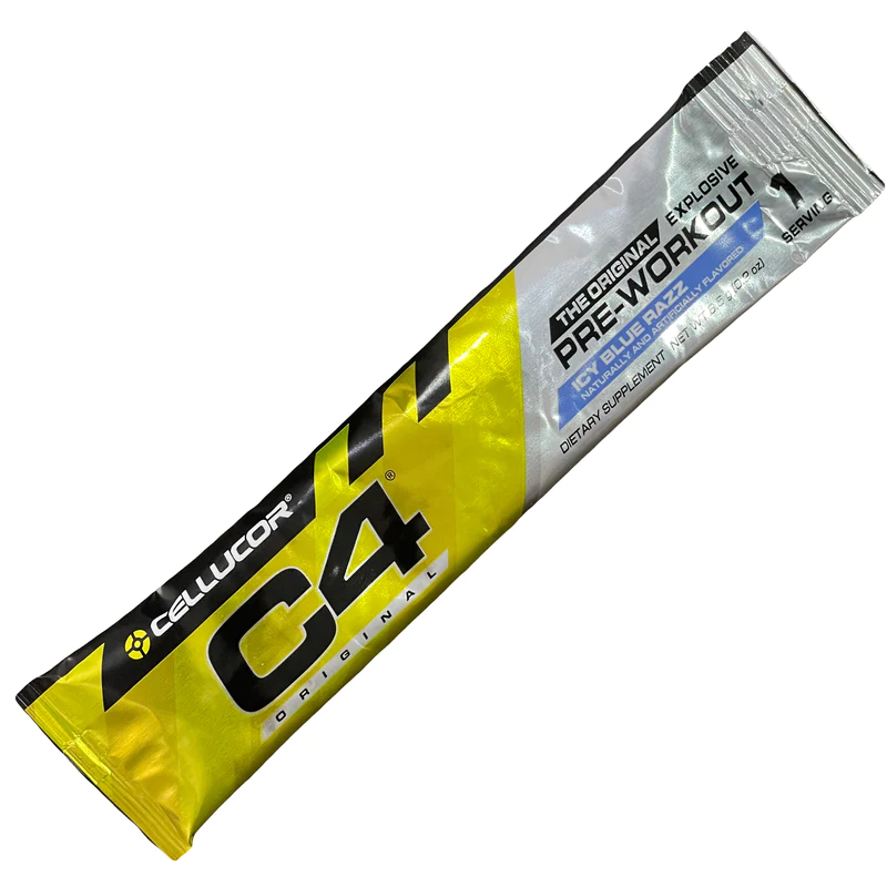 Cellucor C4 Original Explosive Pre-Workout (Icy Blue Razz) Single ...