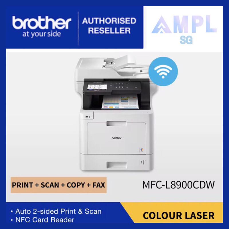 Brother MFC-L8900CDW Laser Printer-Print, Scan, Copy, Fax, Wireless ...