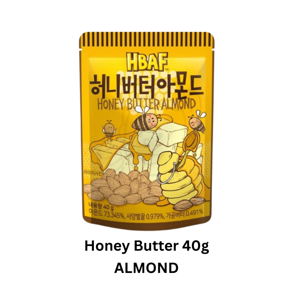 [SG Stock] HBAF Almonds 120g | Peanut 120 | Chip 40g | Anchovy 100g Honey Butter / Wasabi ...