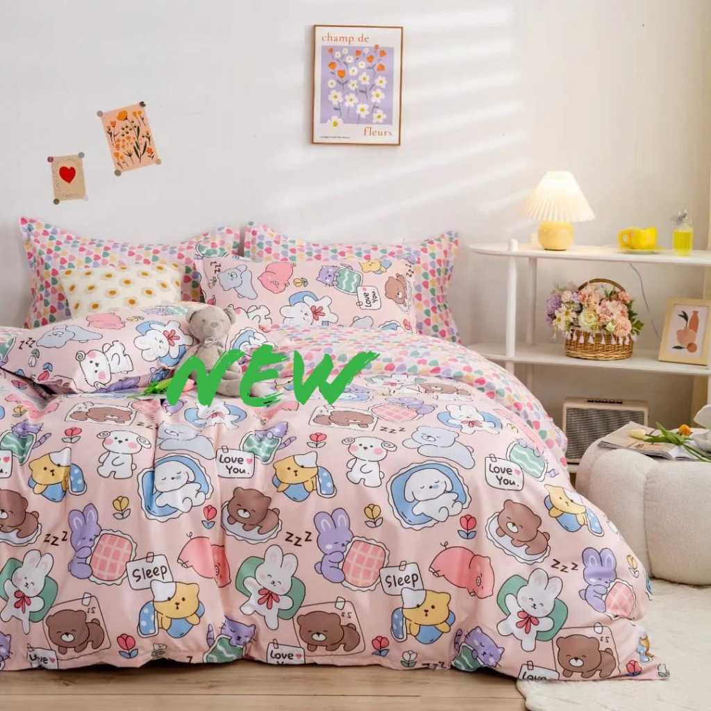 🍀NEW🍀 Cartoon Designs Bedsheet Set 800TC | Shopee Singapore