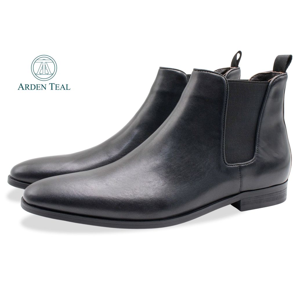 ARDEN TEAL Centenario Black Chelsea Boots | Shopee Singapore