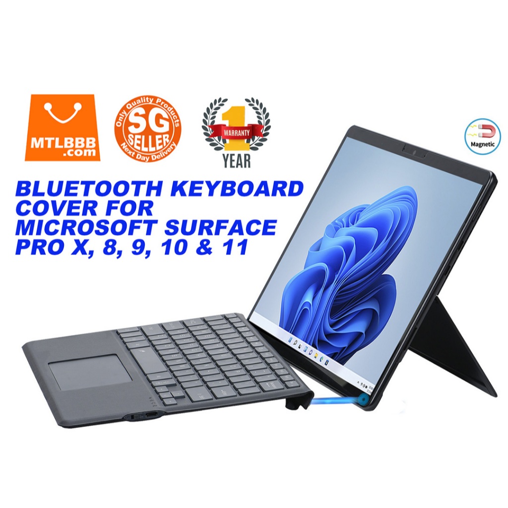 [FAST DELIVERY] 9Plus Premium Bluetooth Microsoft Keyboard Cover For ...