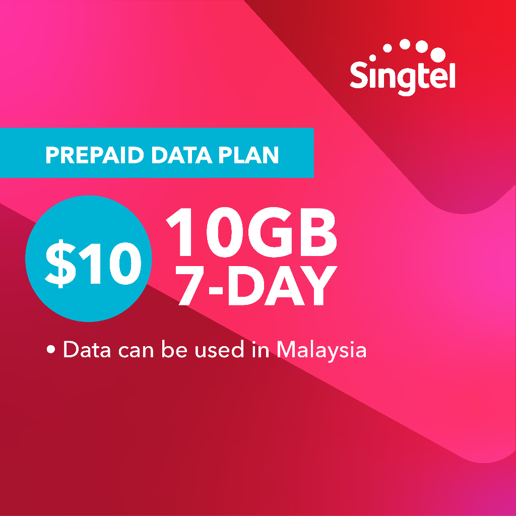 Singtel Data Package - 7-Day 10GB Data Plan | Shopee Singapore