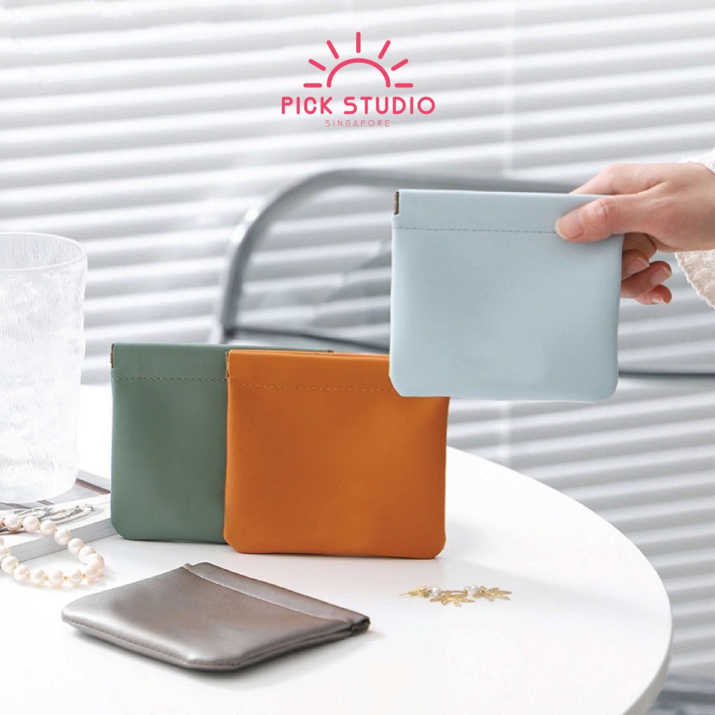 Waterproof PU Leather Coin Pouch | Shopee Singapore
