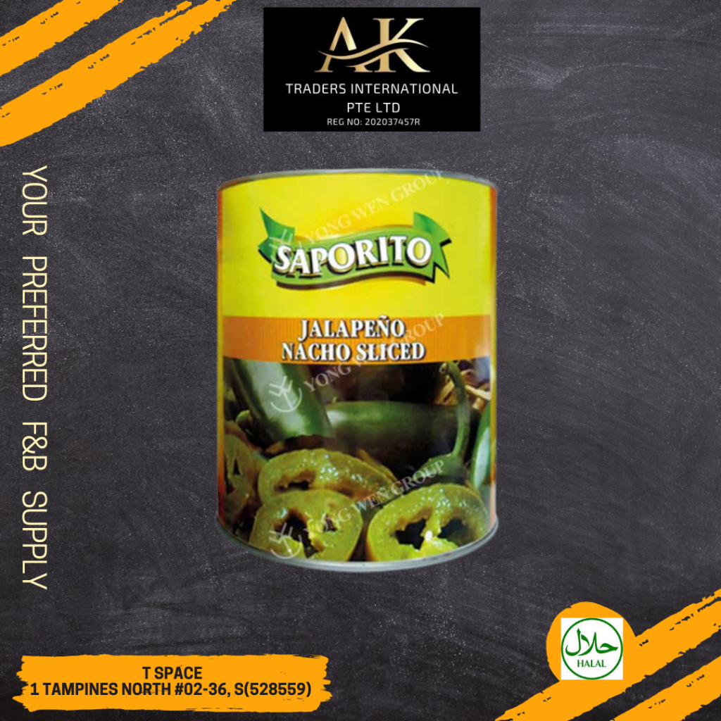 Saporito Jalapeno Nacho Sliced | 3kg | HALAL | Shopee Singapore