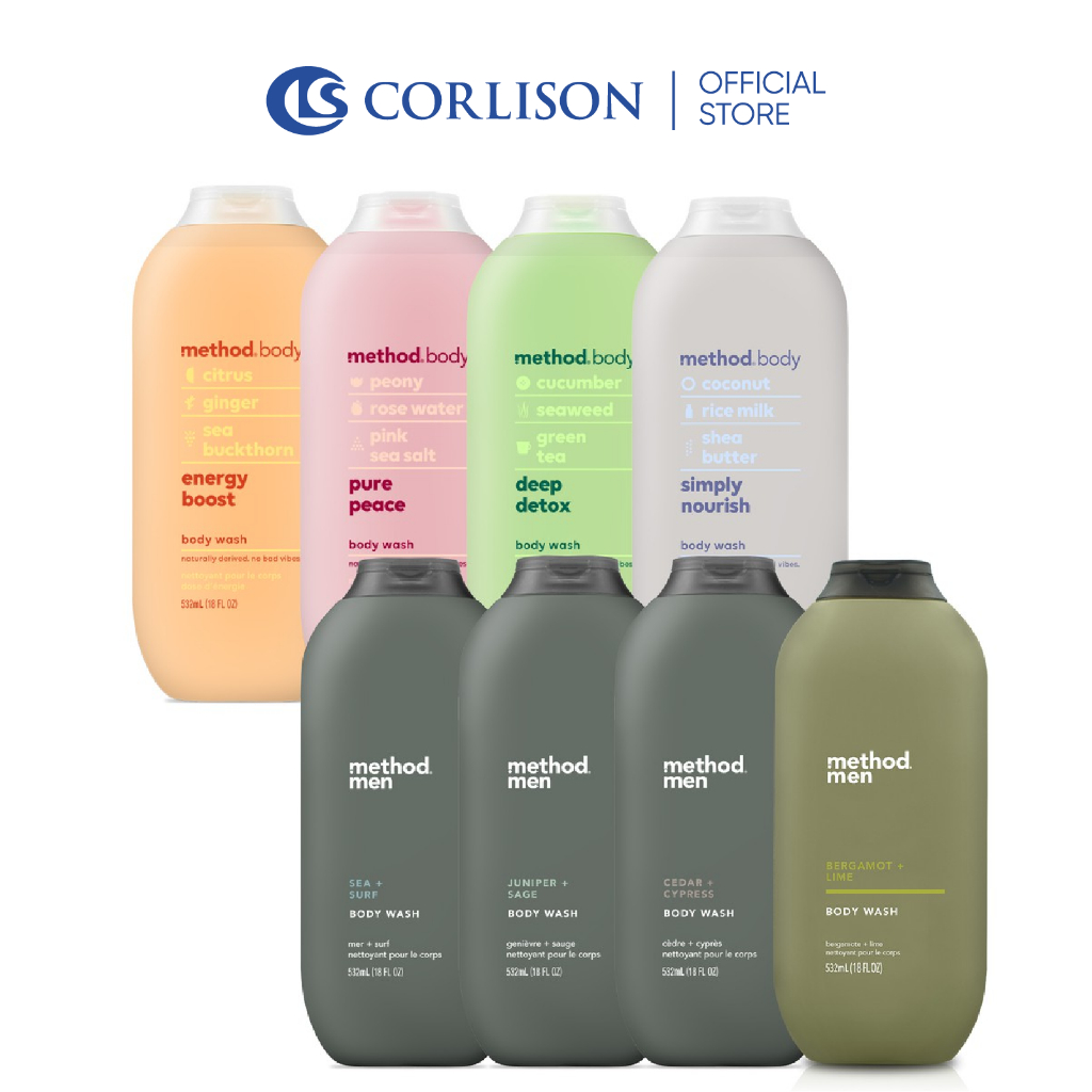 Method body wash - assorted scents 532ml | Shopee Singapore