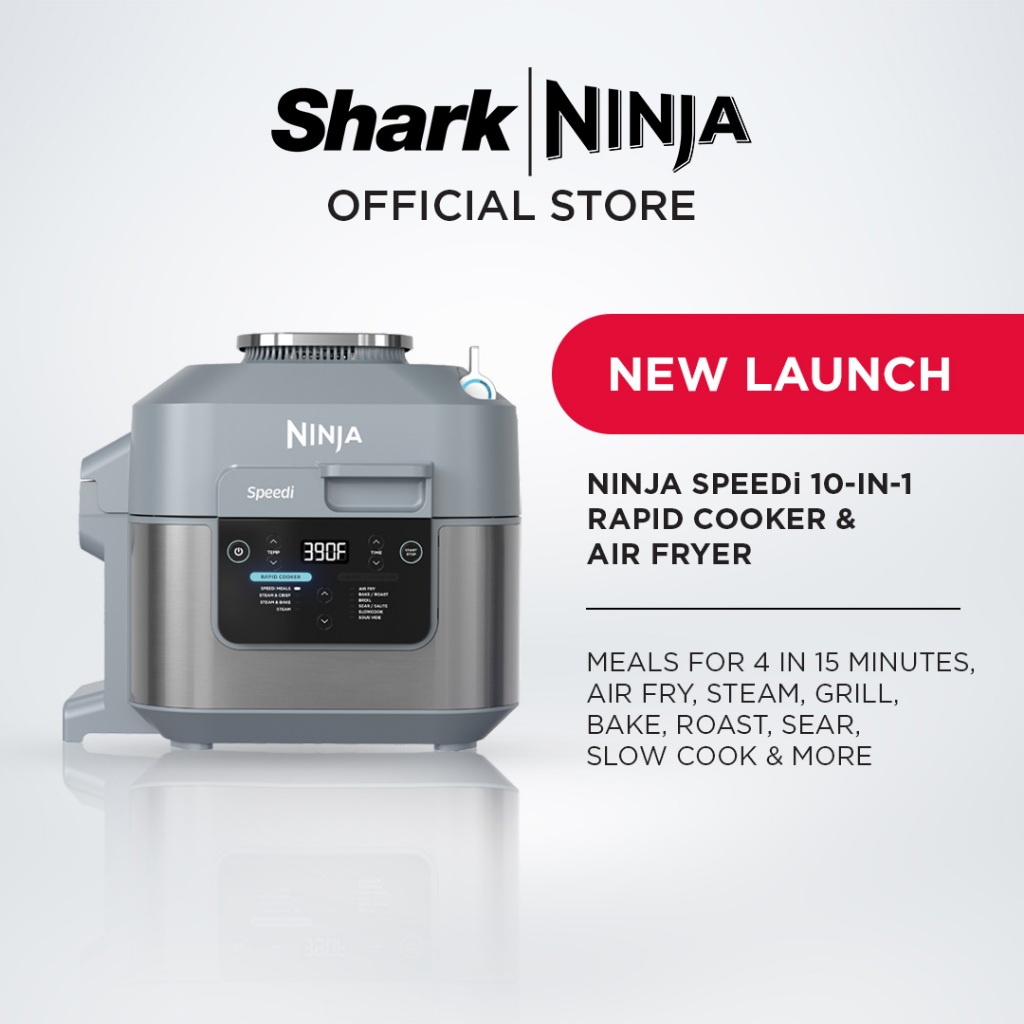 Ninja Speedi 10in1 Rapid Cooker, Air Fryer and Multi 5.7L. Meals for 4 ...