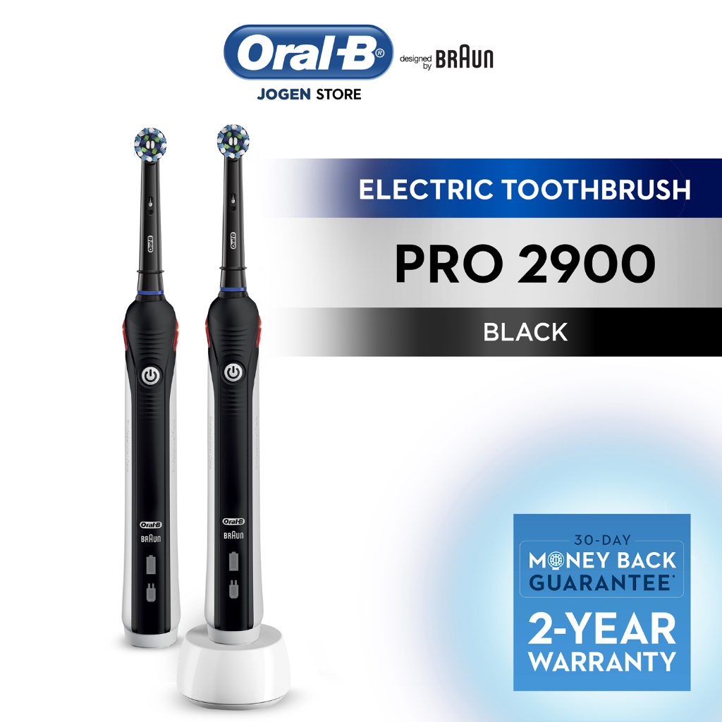 Oral-B Pro 2 2900 Dual Set Cross Action Electric Toothbrush ...