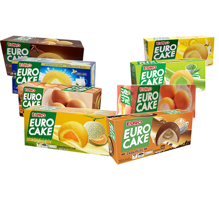 EURO BRAND PUFF CAKE WITH CREAM 204G BOX (17G X 12 PCS) | Shopee Singapore