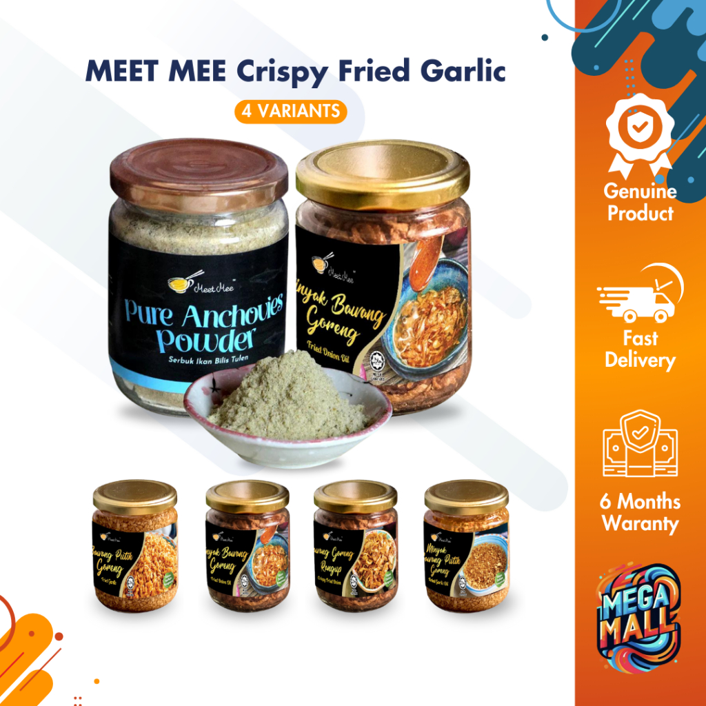 MEET MEE Fried Garlic & Onion - Flavorful Condiments, Seasoning ...