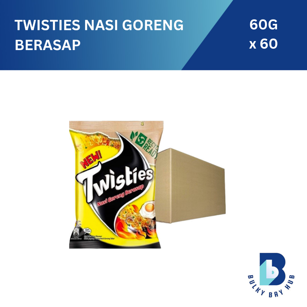 [Carton Deal] Twisties Nasi Goreng Berasap (60g x 10packs) x6 | Shopee Singapore