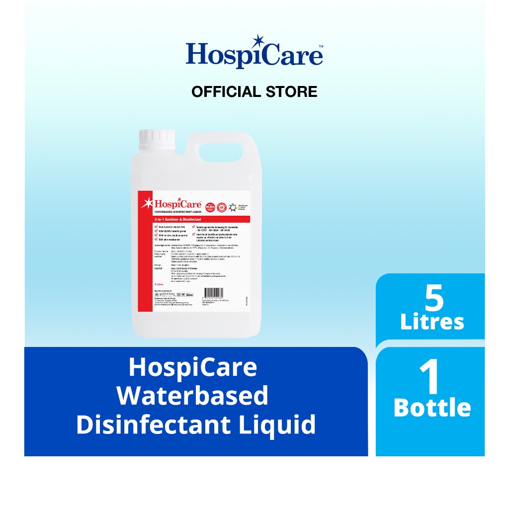 HospiCare Waterbased Disinfectant Spray 5 Litres Refill | Shopee Singapore