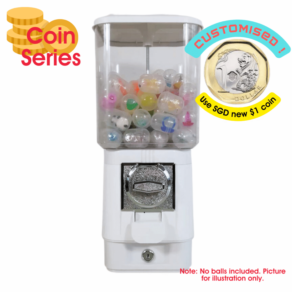 Multi Purpose Gachapon Capsule Dispenser Mini Vending Machine Storage ...